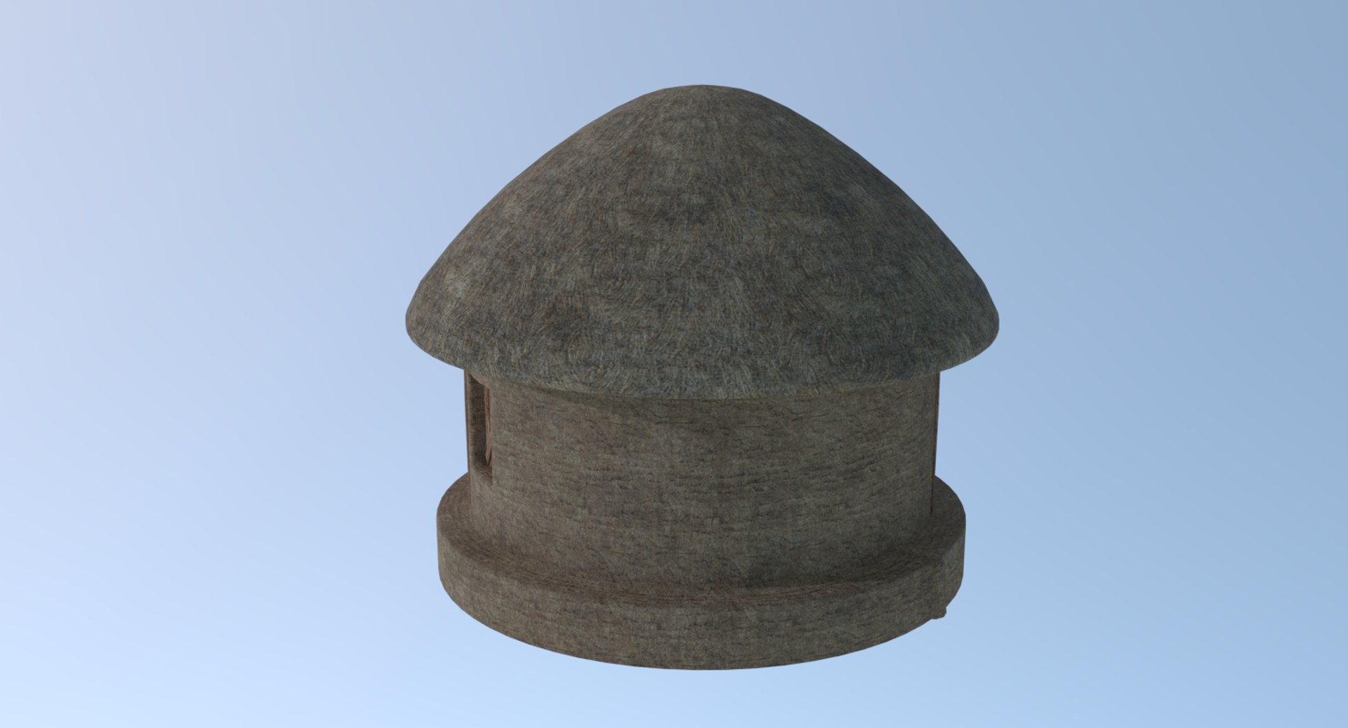 3D Mud Hut 1 Model - TurboSquid 1158406