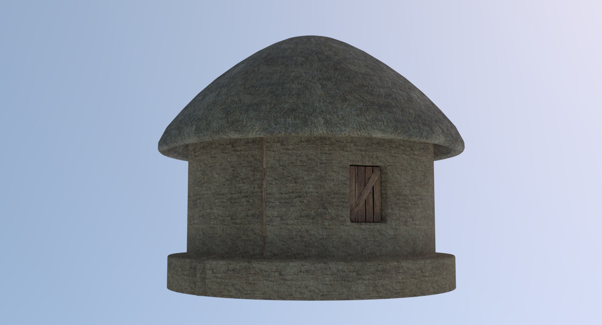 3D Mud Hut 1 Model - TurboSquid 1158406