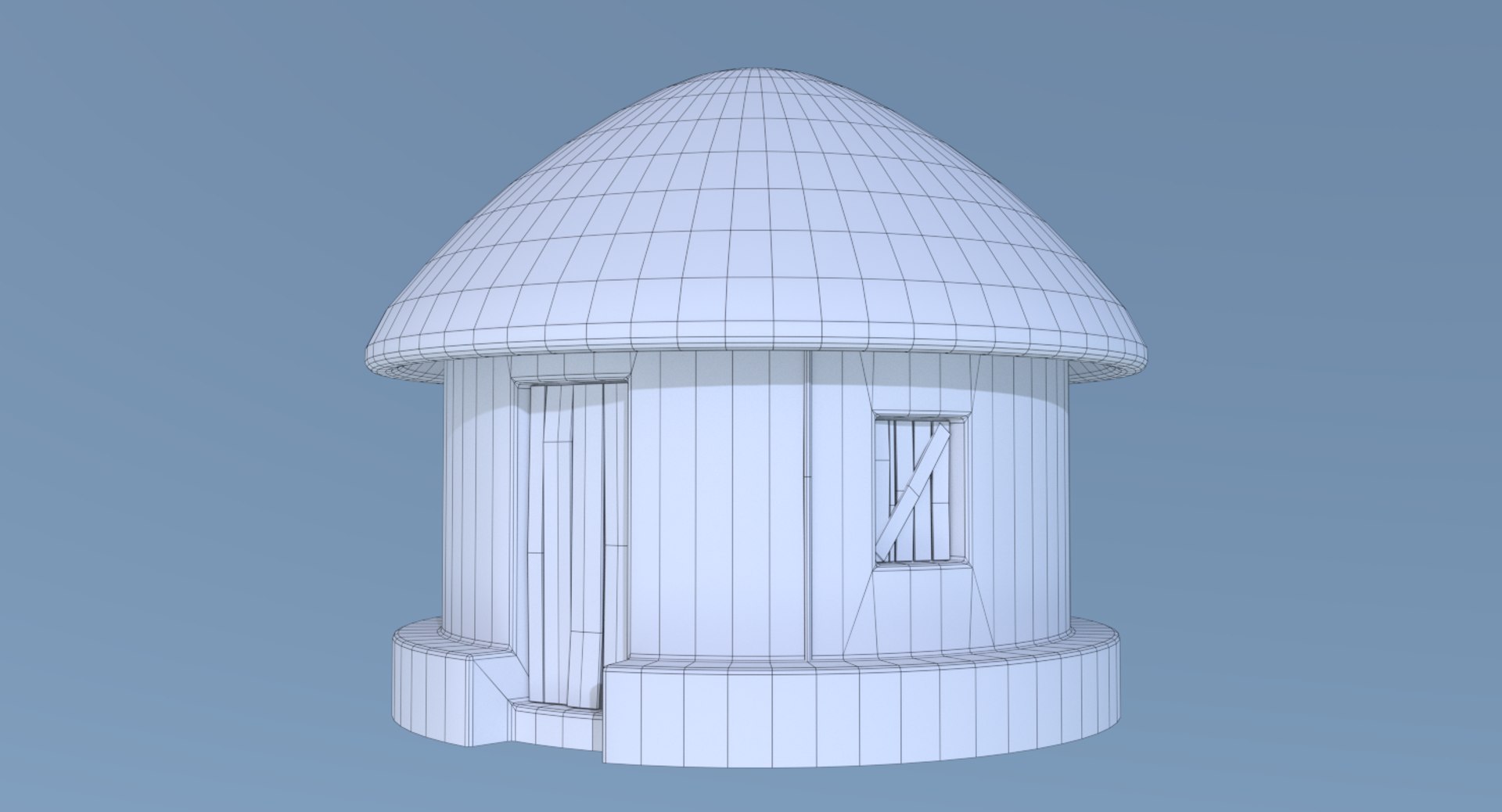 3D Mud Hut 1 Model - TurboSquid 1158406