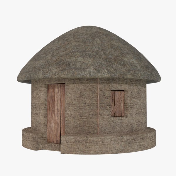 3D mud hut 1 model - TurboSquid 1158406