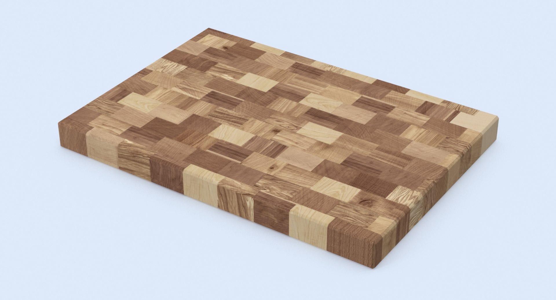 Butcher-block-chopping-board-1 3d Max