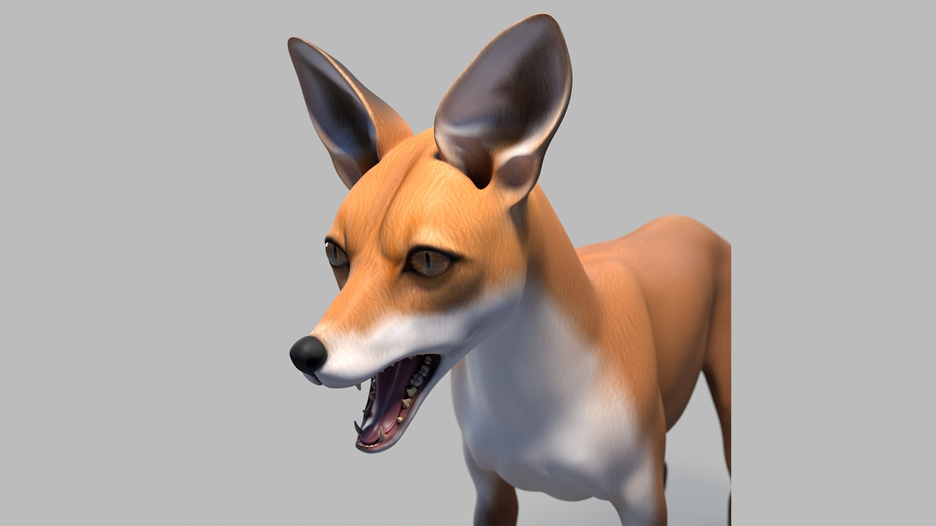 3D Model Fox Rigged - TurboSquid 1616241