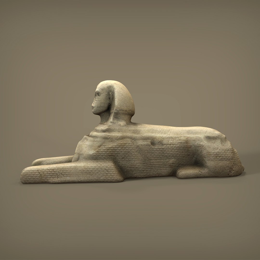 great sphinx 3d model