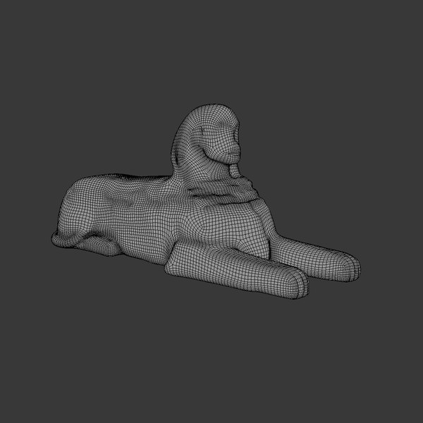 great sphinx 3d model