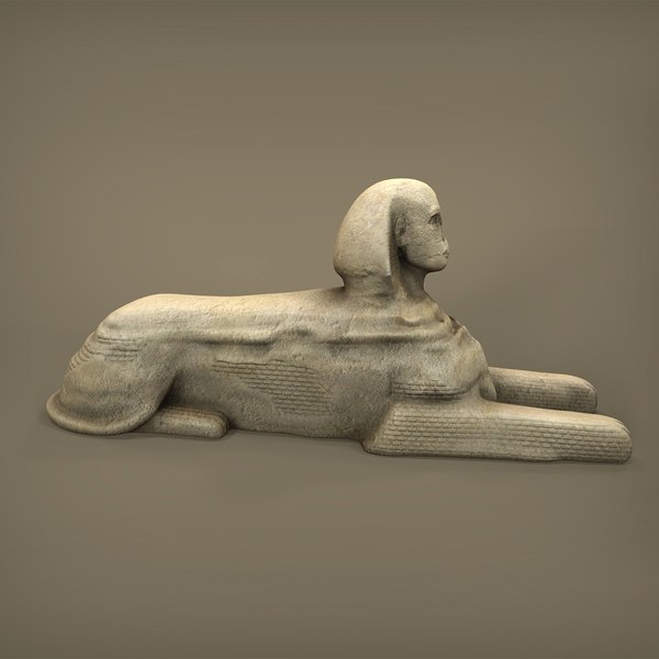 great sphinx 3d model