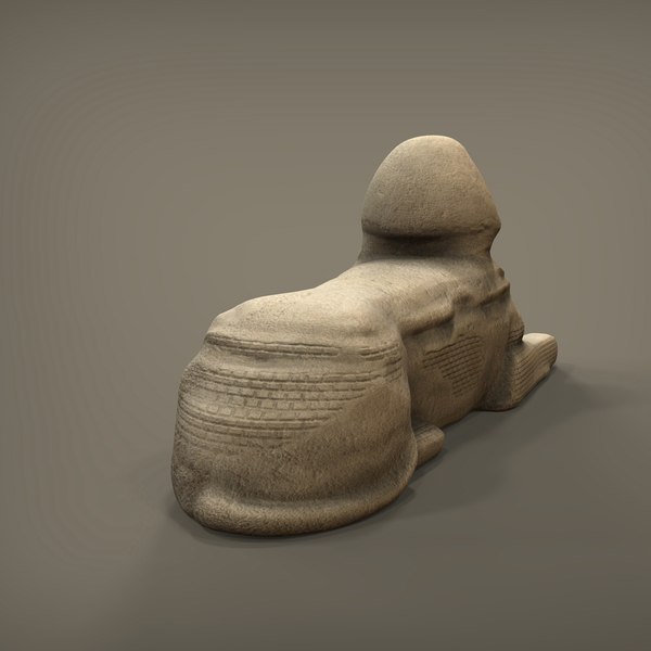 great sphinx 3d model