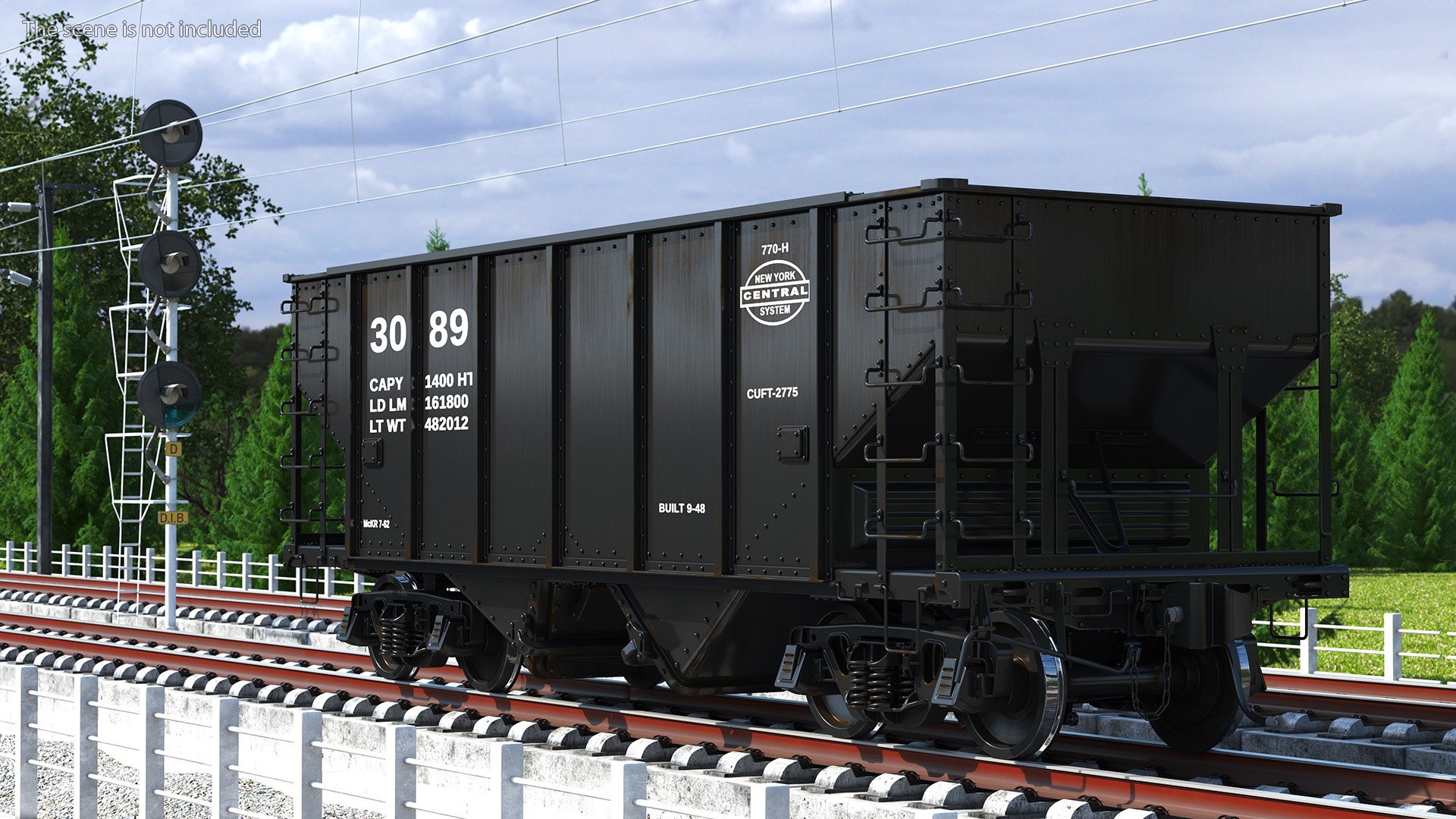 3D Railroad Quad Hopper - TurboSquid 2152620