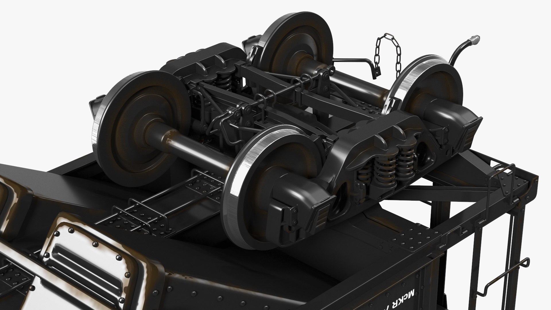 3D Railroad Quad Hopper - TurboSquid 2152620