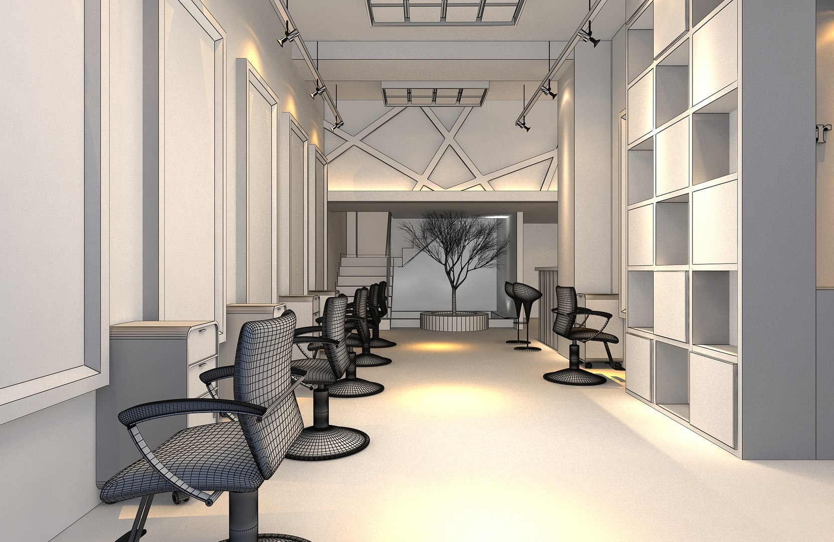 Hair Salon 02 3D - TurboSquid 2196736