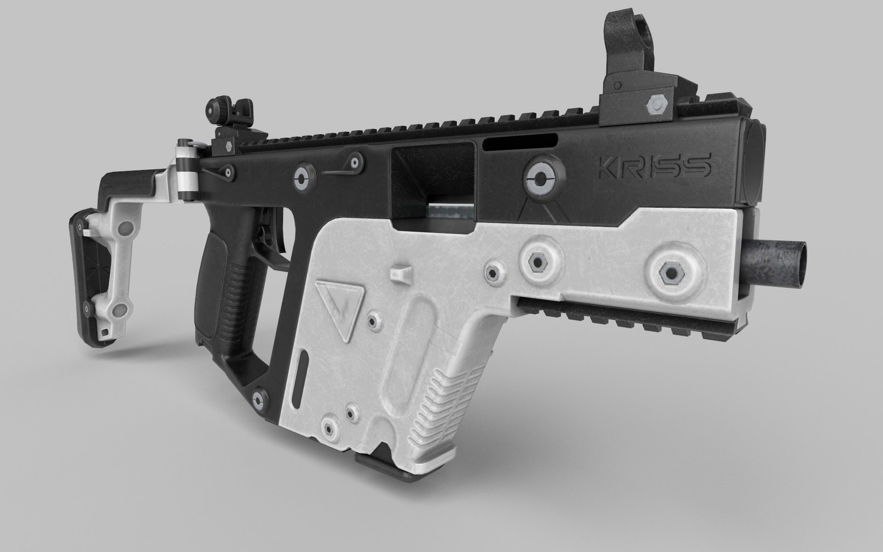3D Vector Gun Low-poly 3D Model - TurboSquid 2118841