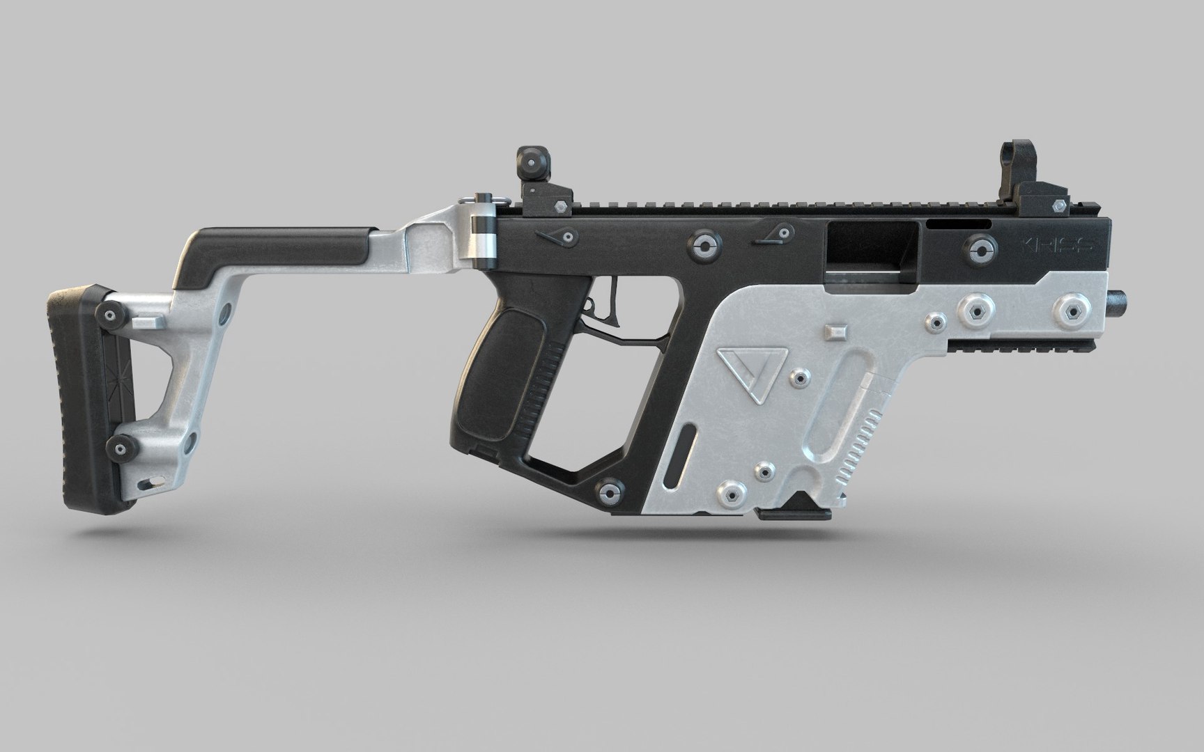 3D Vector Gun Low-poly 3D Model - TurboSquid 2118841