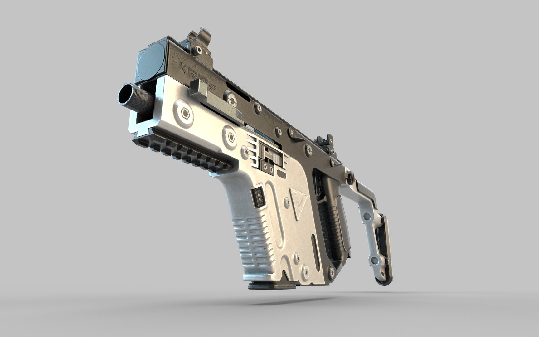 3D Vector Gun Low-poly 3D Model - TurboSquid 2118841