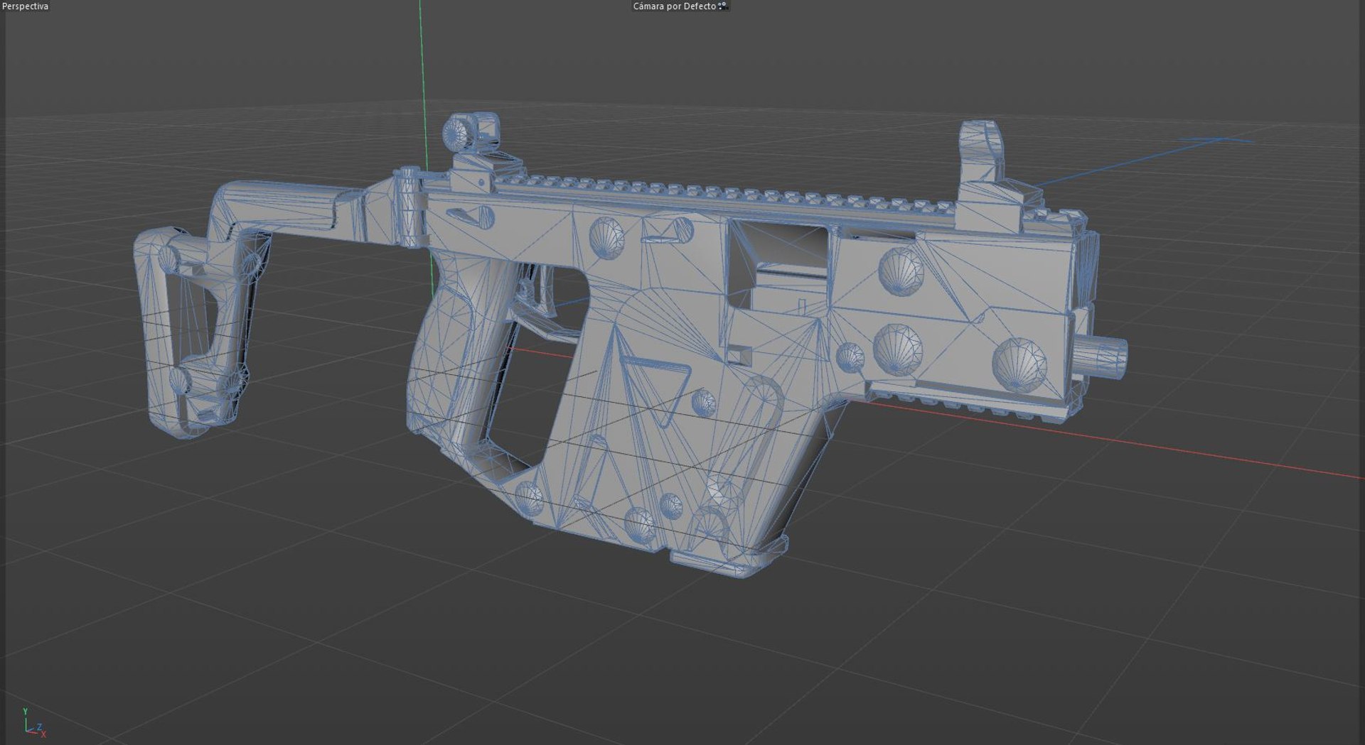 3D Vector Gun Low-poly 3D Model - TurboSquid 2118841