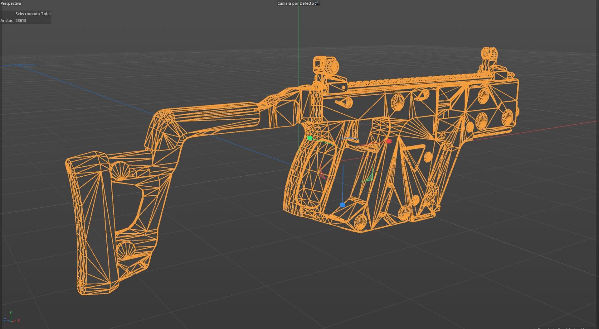 3D Vector Gun Low-poly 3D Model - TurboSquid 2118841