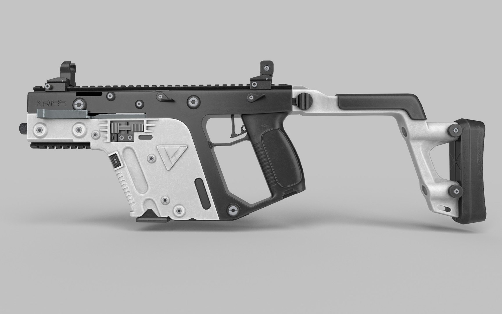 3D Vector Gun Low-poly 3D Model - TurboSquid 2118841