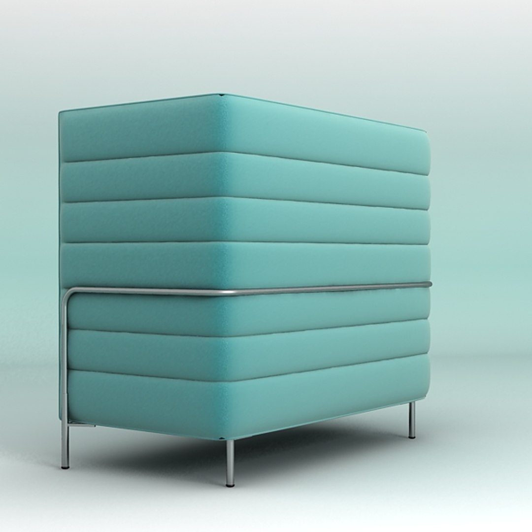 3d Vitra Alcove Chair