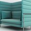 3d Vitra Alcove Chair