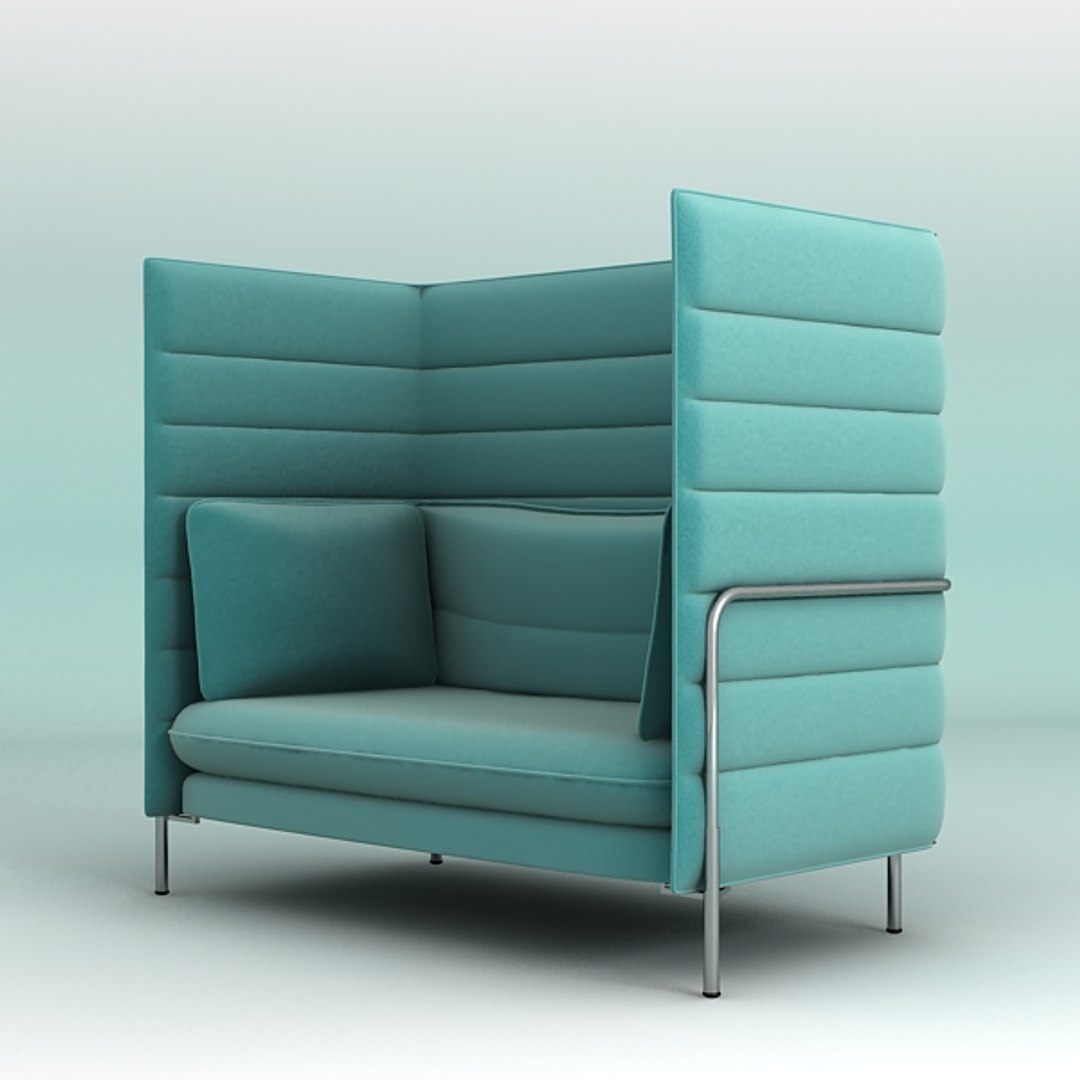 3d Vitra Alcove Chair