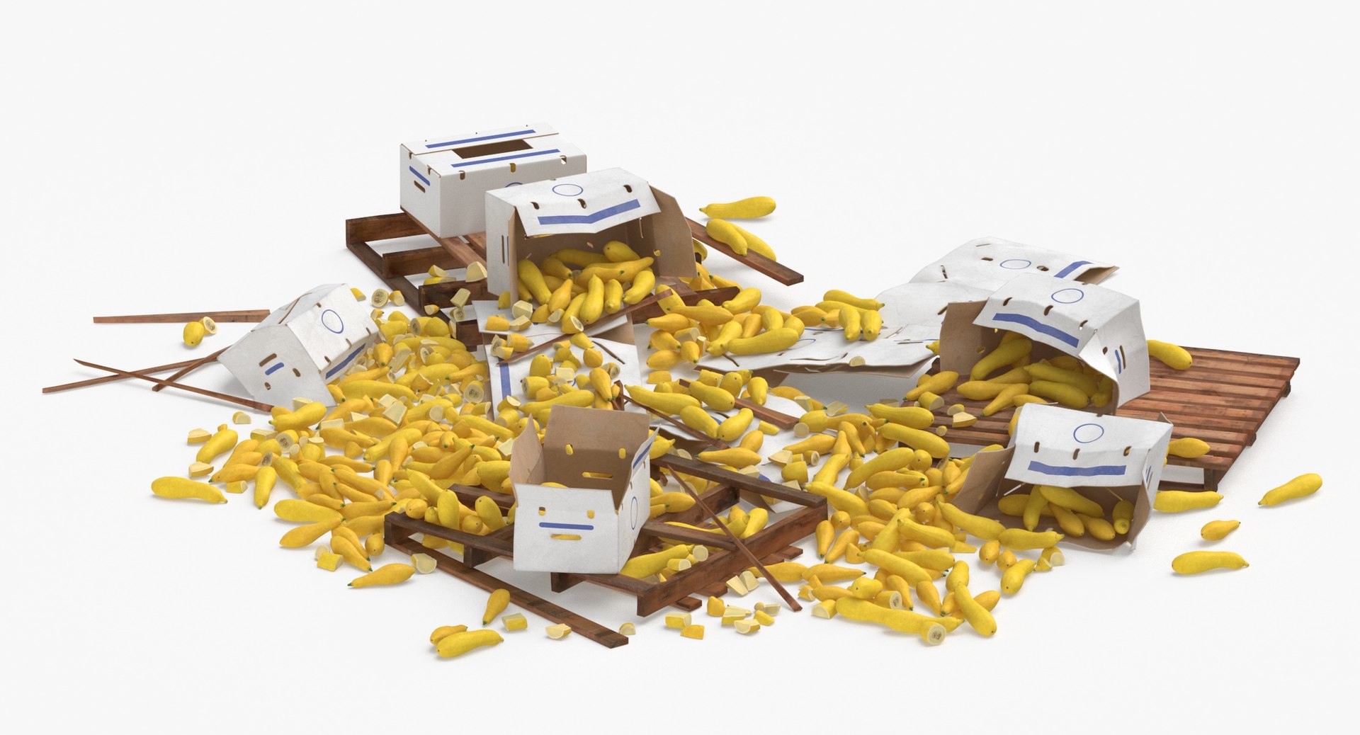 3D Model Squash Box Pile Small And Large - TurboSquid 2032600