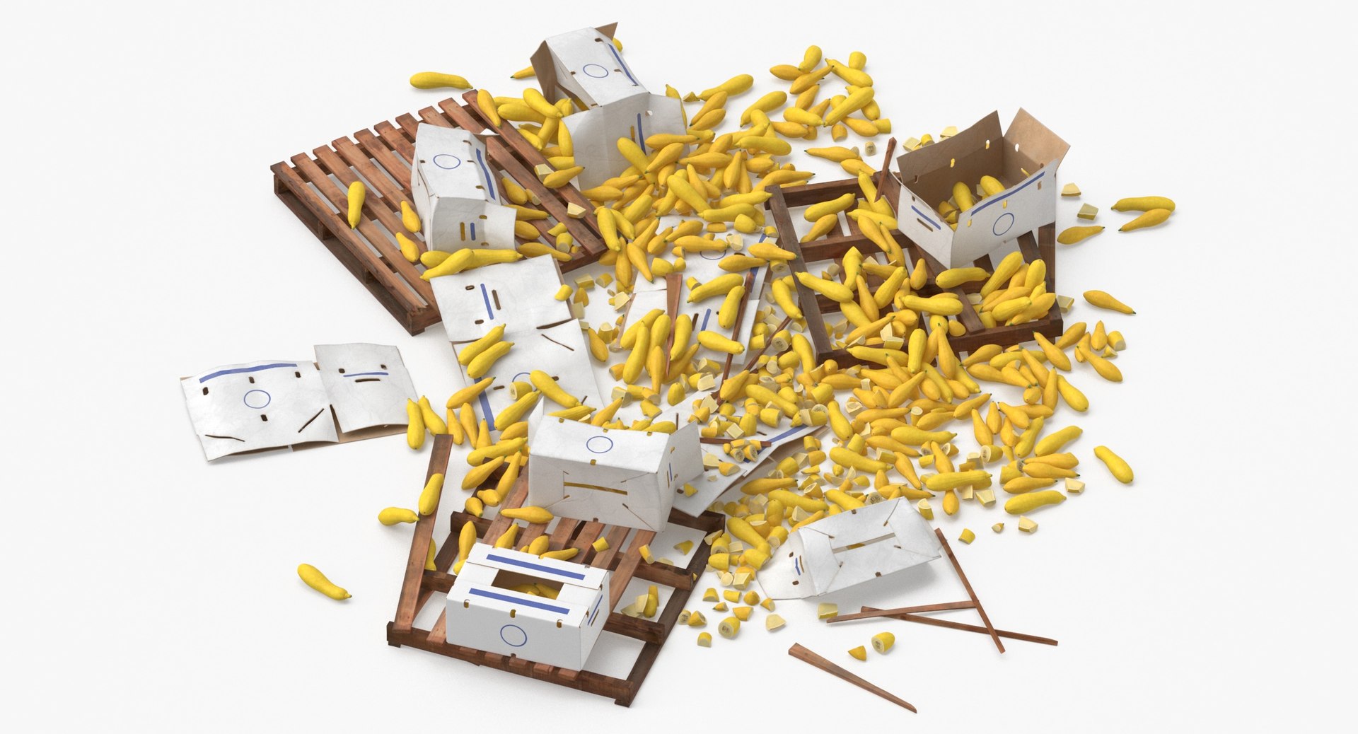 3D Model Squash Box Pile Small And Large - TurboSquid 2032600