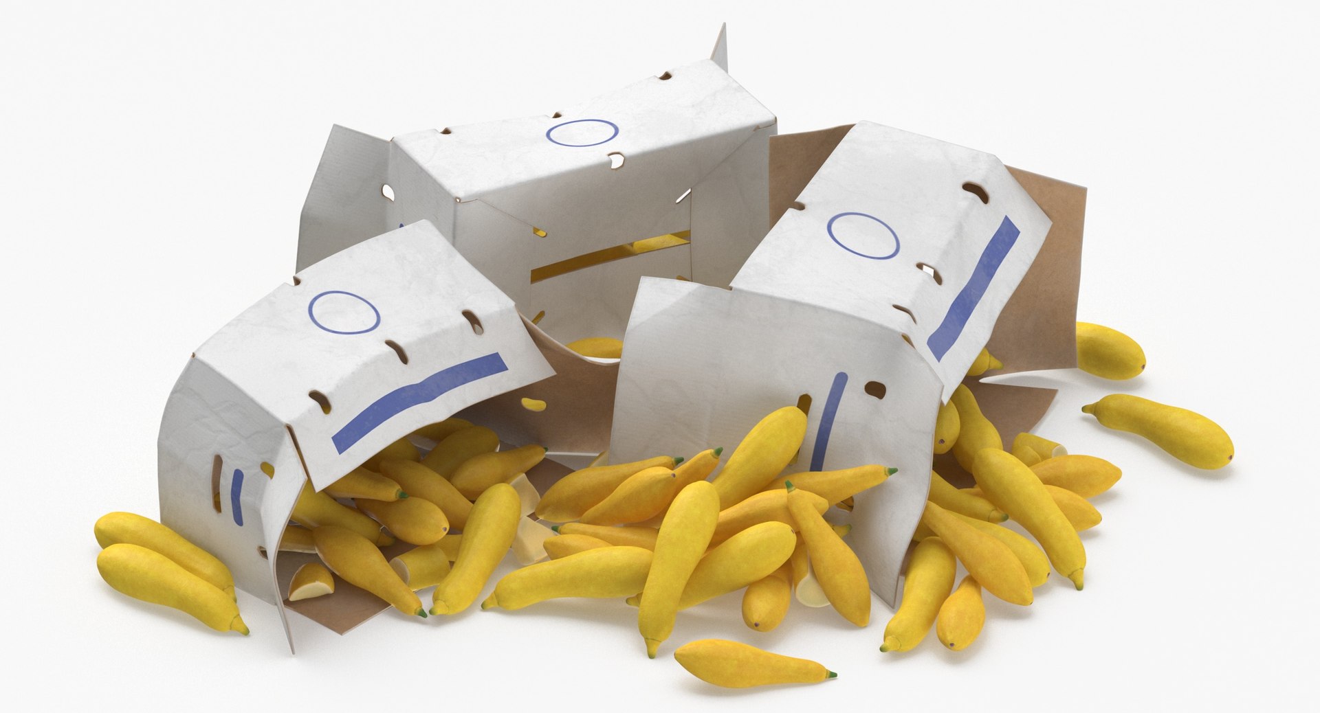 3D Model Squash Box Pile Small And Large - TurboSquid 2032600