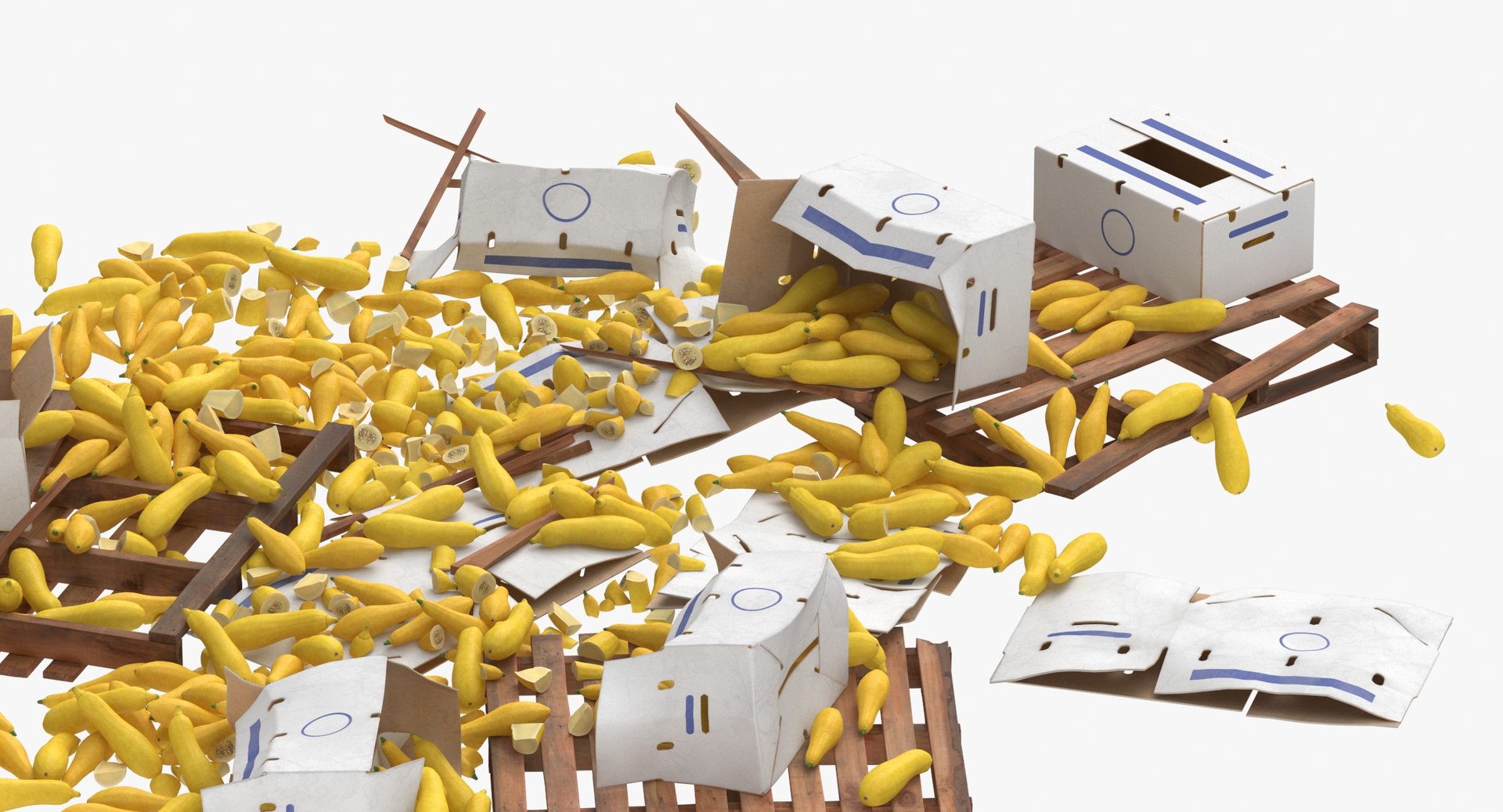 3D Model Squash Box Pile Small And Large - TurboSquid 2032600