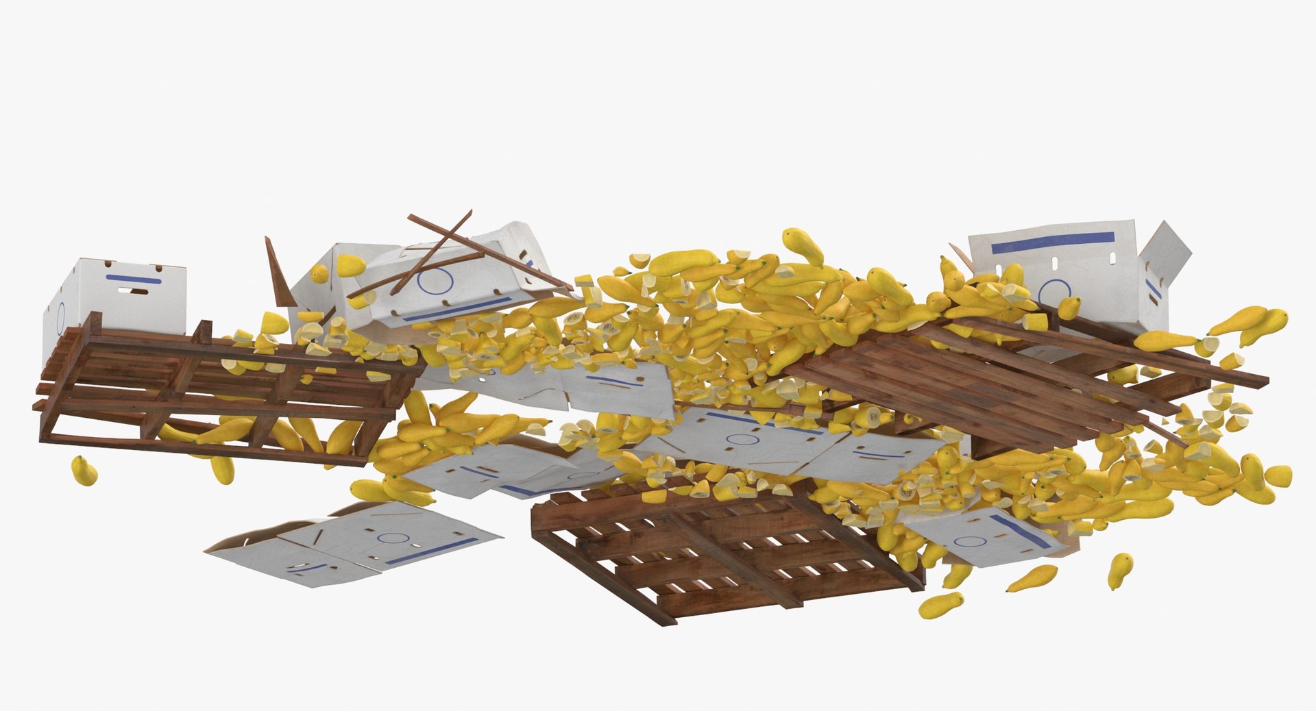 3D Model Squash Box Pile Small And Large - TurboSquid 2032600