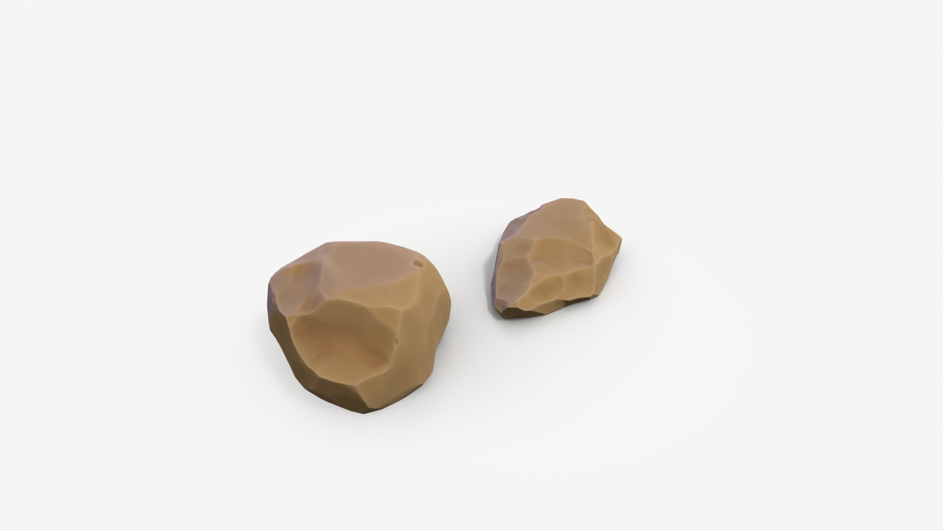 3D Stylized Desert Yellow Rock V5 - TurboSquid 2156302