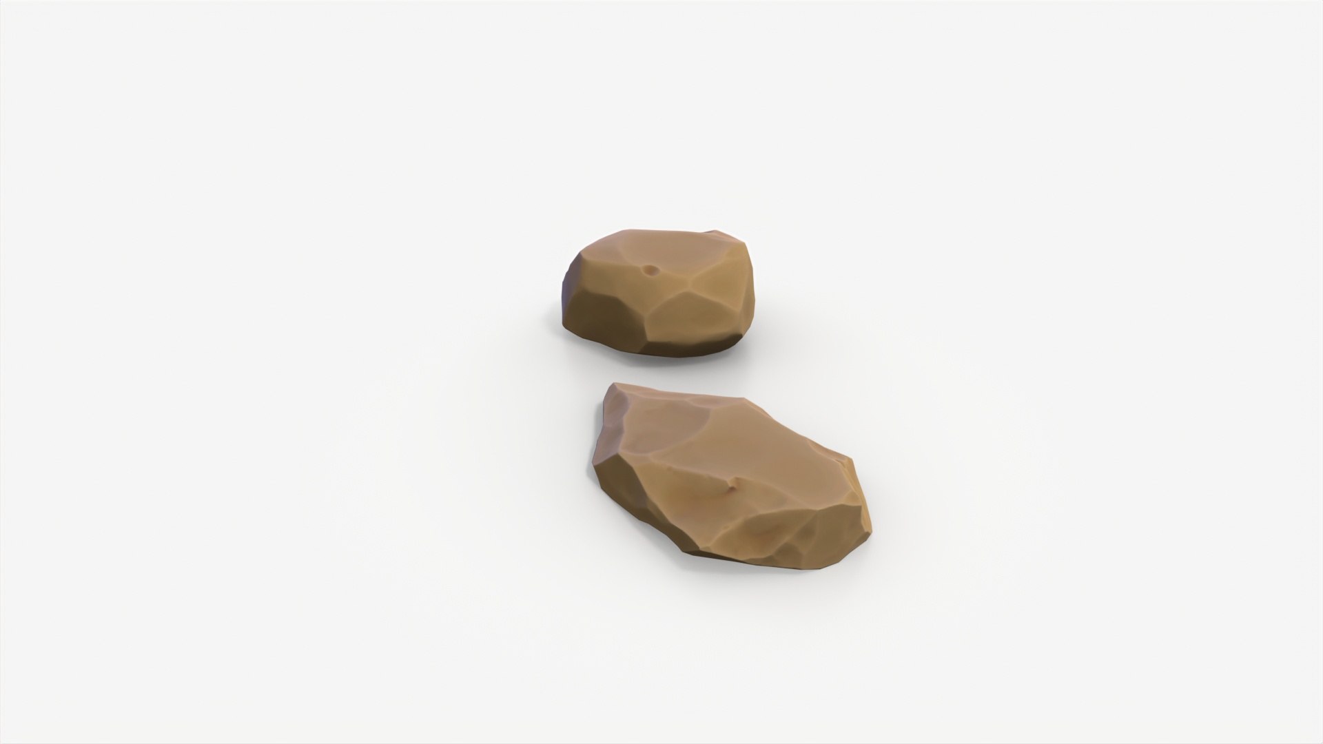 3D Stylized Desert Yellow Rock V5 - TurboSquid 2156302