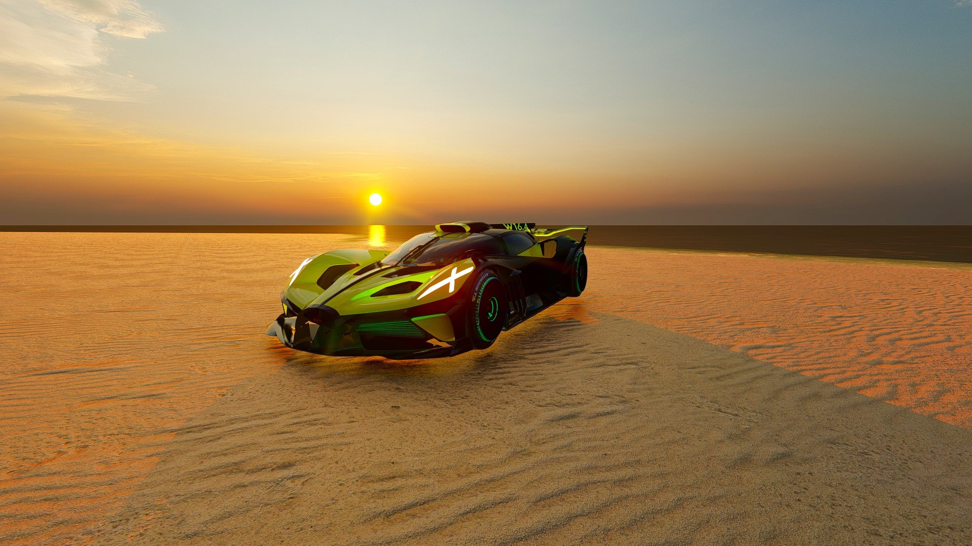 Exclusive Of Bugatti Hypercar - A Stunning Masterpiece 3D Model ...