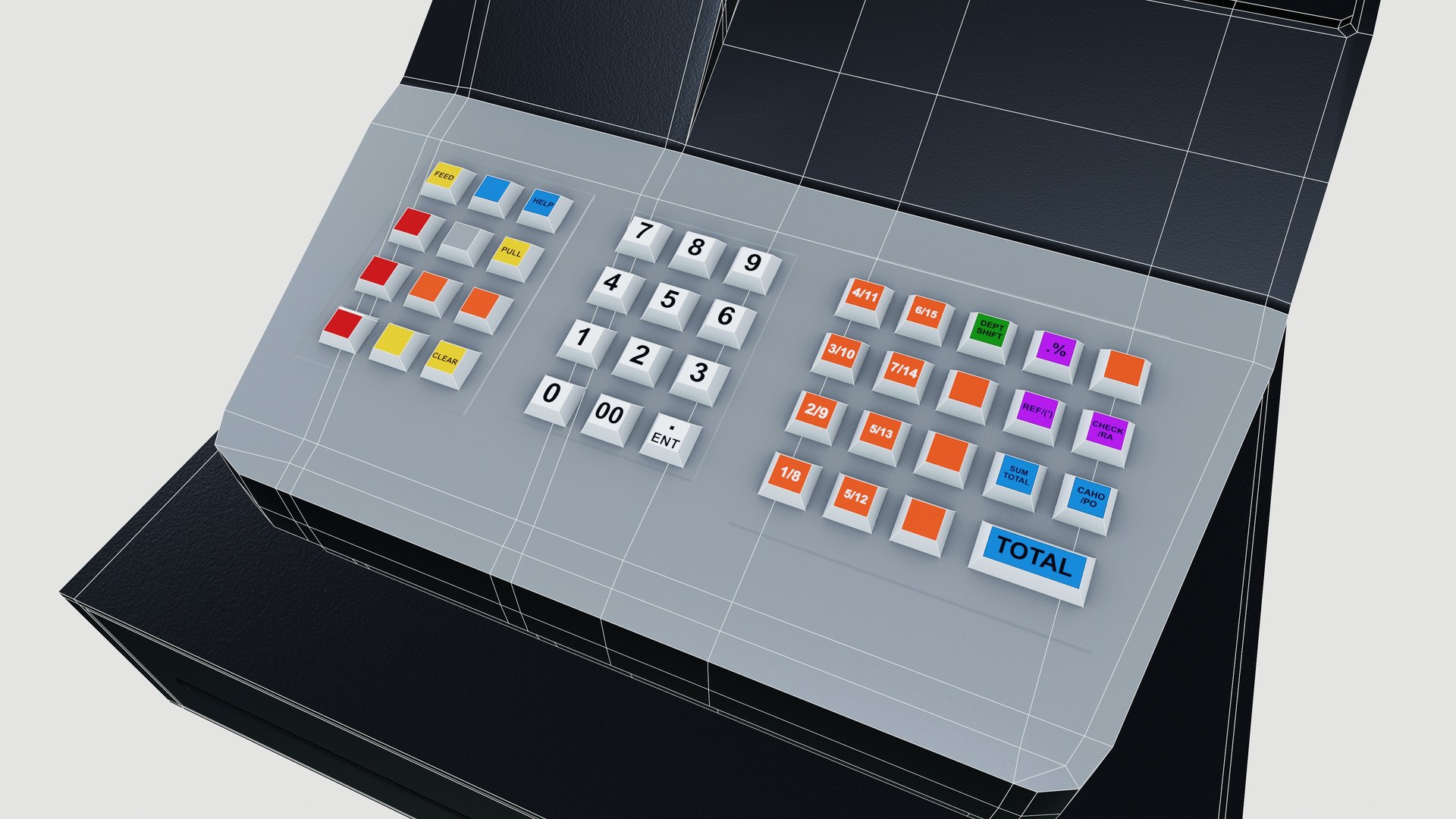 Cash Register 3D Model - TurboSquid 2410531