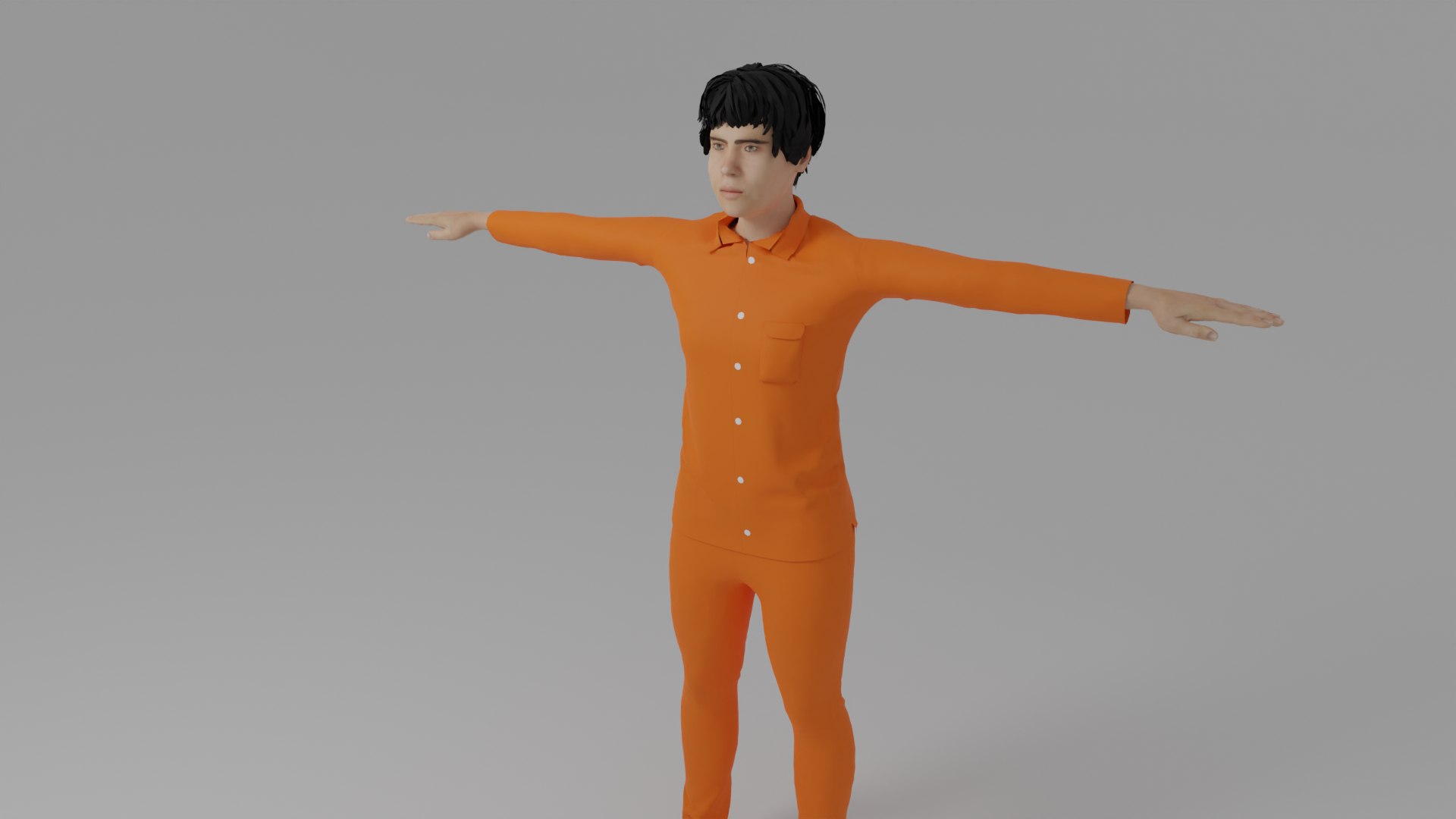 Prisoner Man model - TurboSquid 2041884