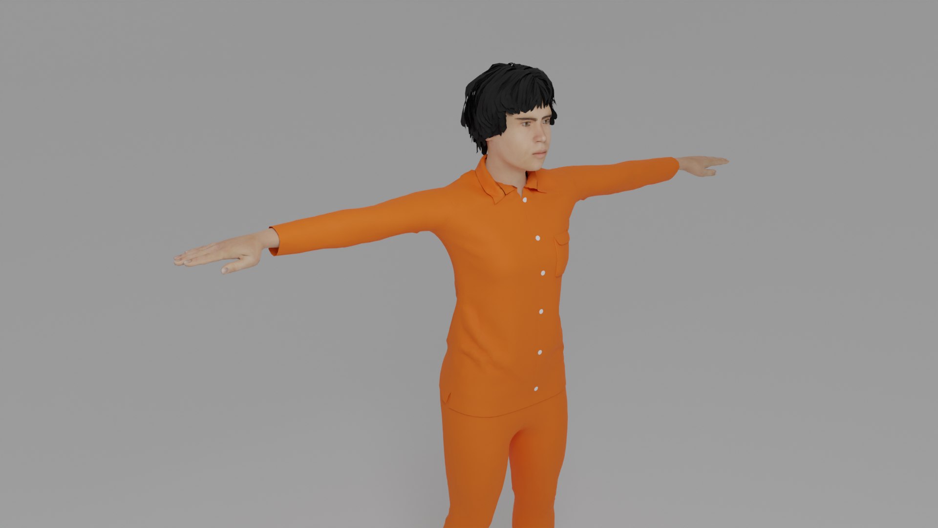 Prisoner Man model - TurboSquid 2041884