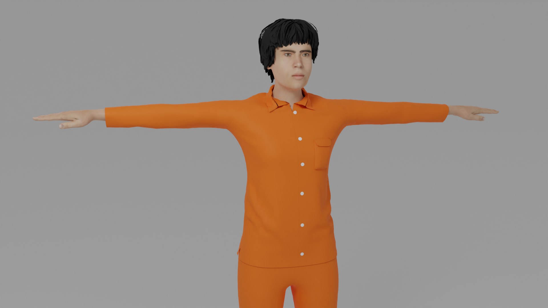 Prisoner Man model - TurboSquid 2041884