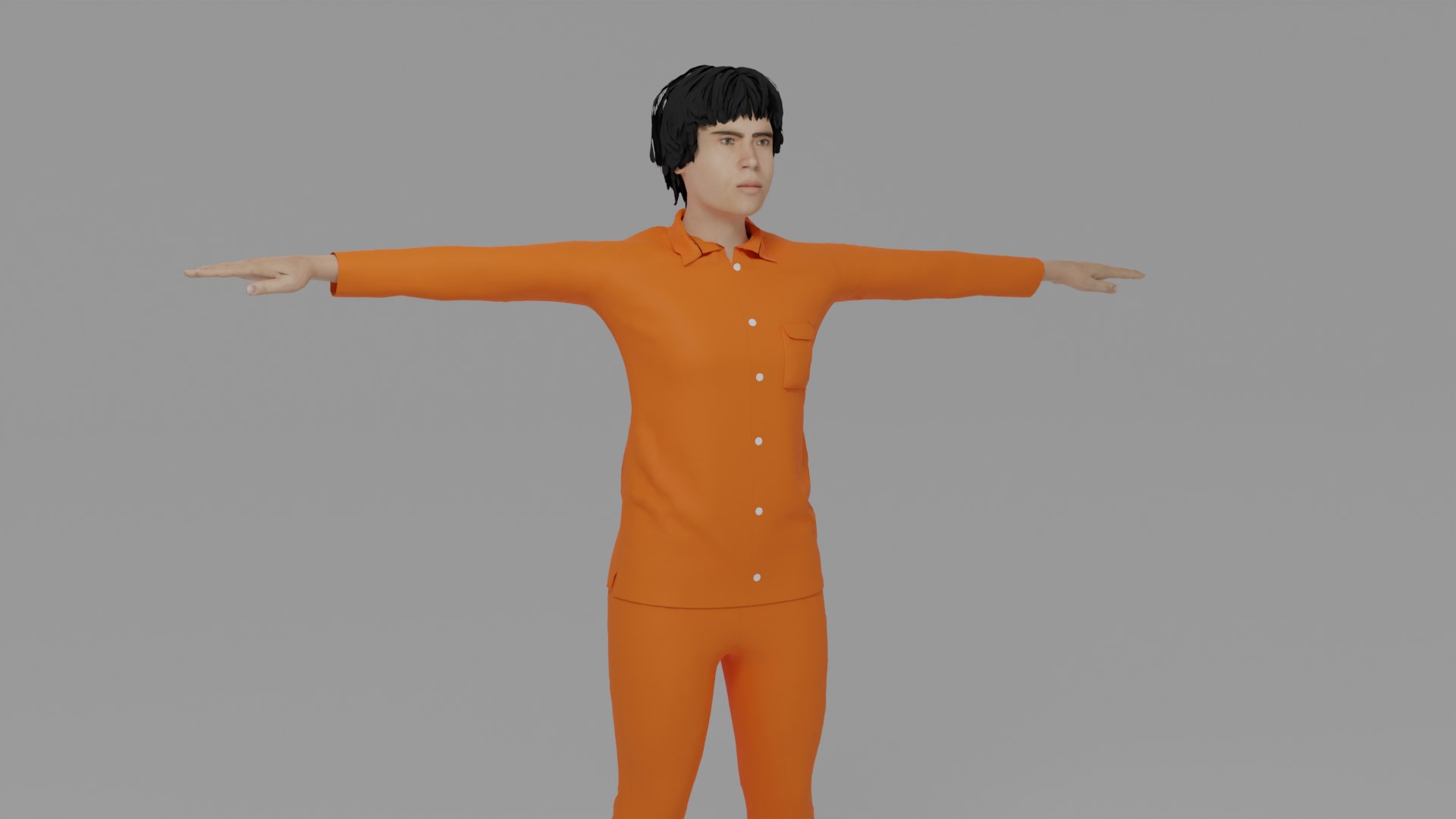 Prisoner Man model - TurboSquid 2041884