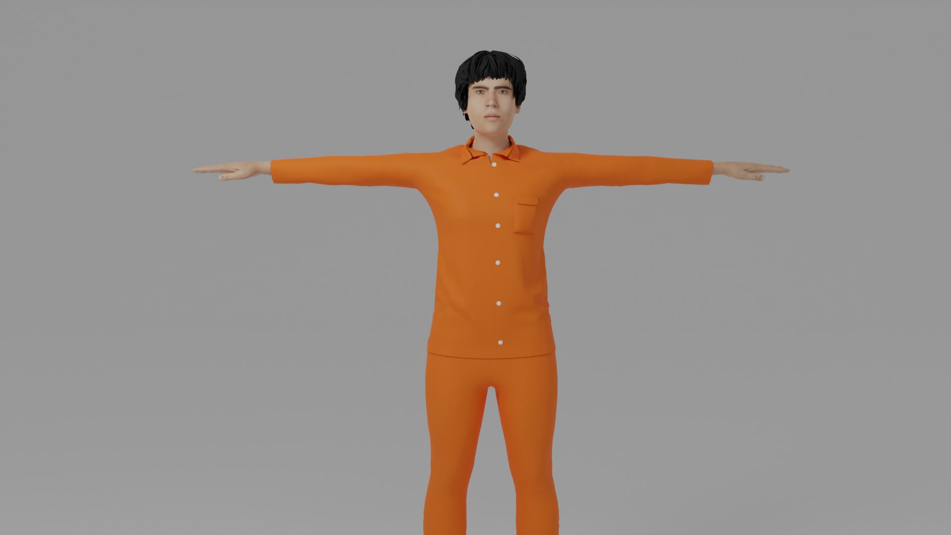 Prisoner Man model - TurboSquid 2041884