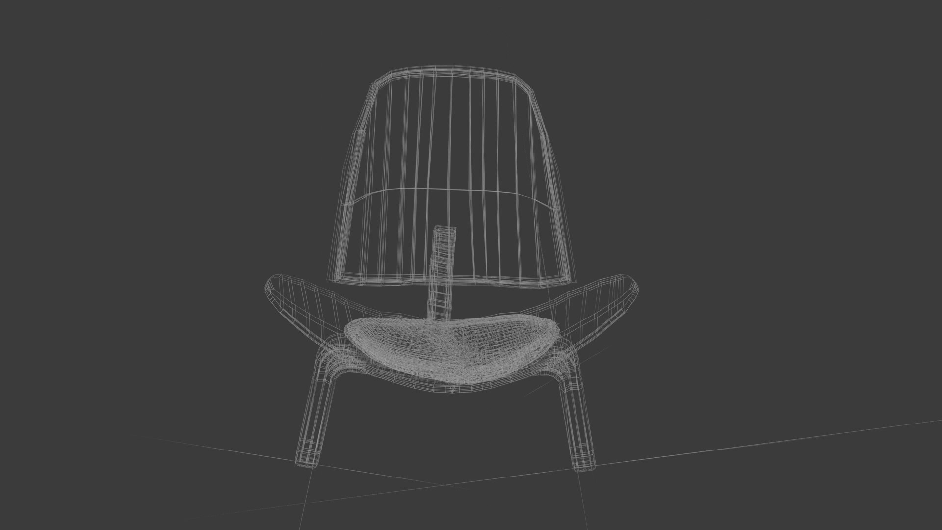 3D Medium-sized Chair Model - TurboSquid 2245783