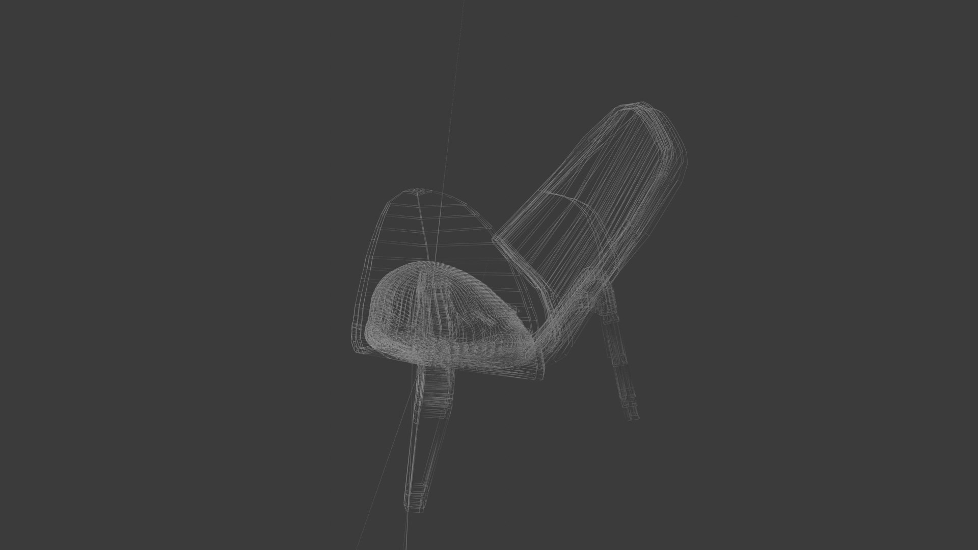 3D Medium-sized Chair Model - TurboSquid 2245783