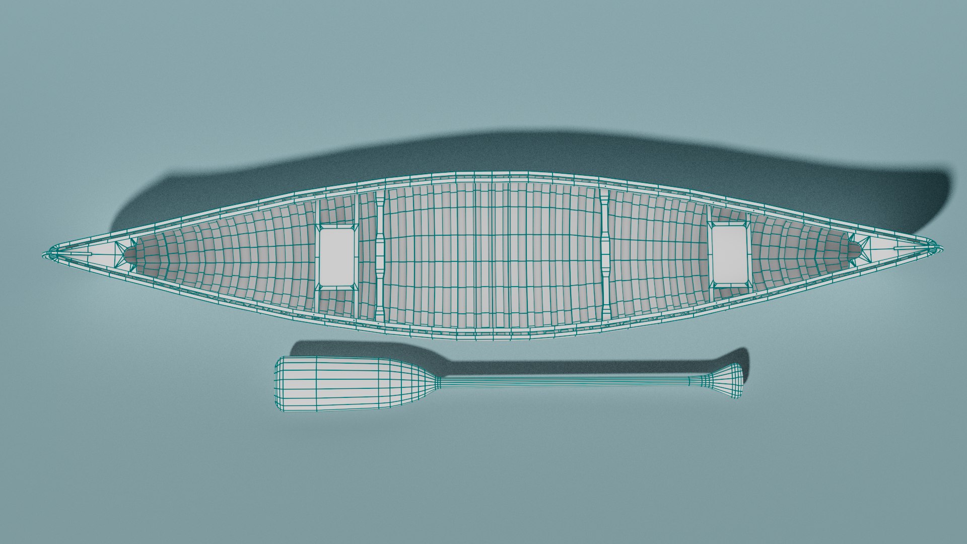 Wooden Canoe 3D Model - TurboSquid 2381472