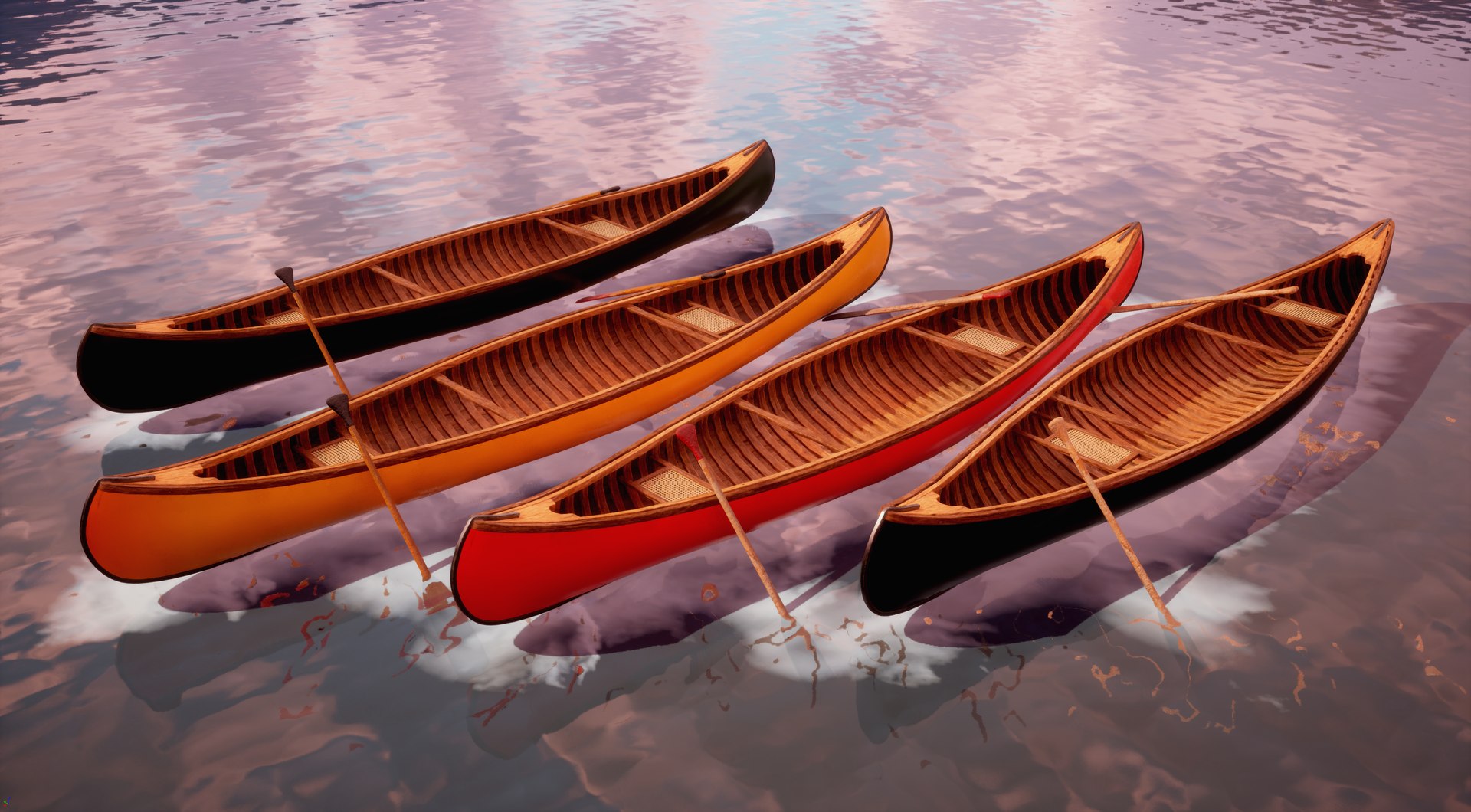 Wooden Canoe 3D Model - TurboSquid 2381472