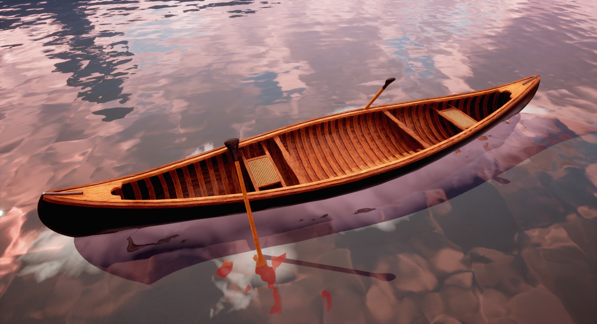 Wooden Canoe 3D Model - TurboSquid 2381472