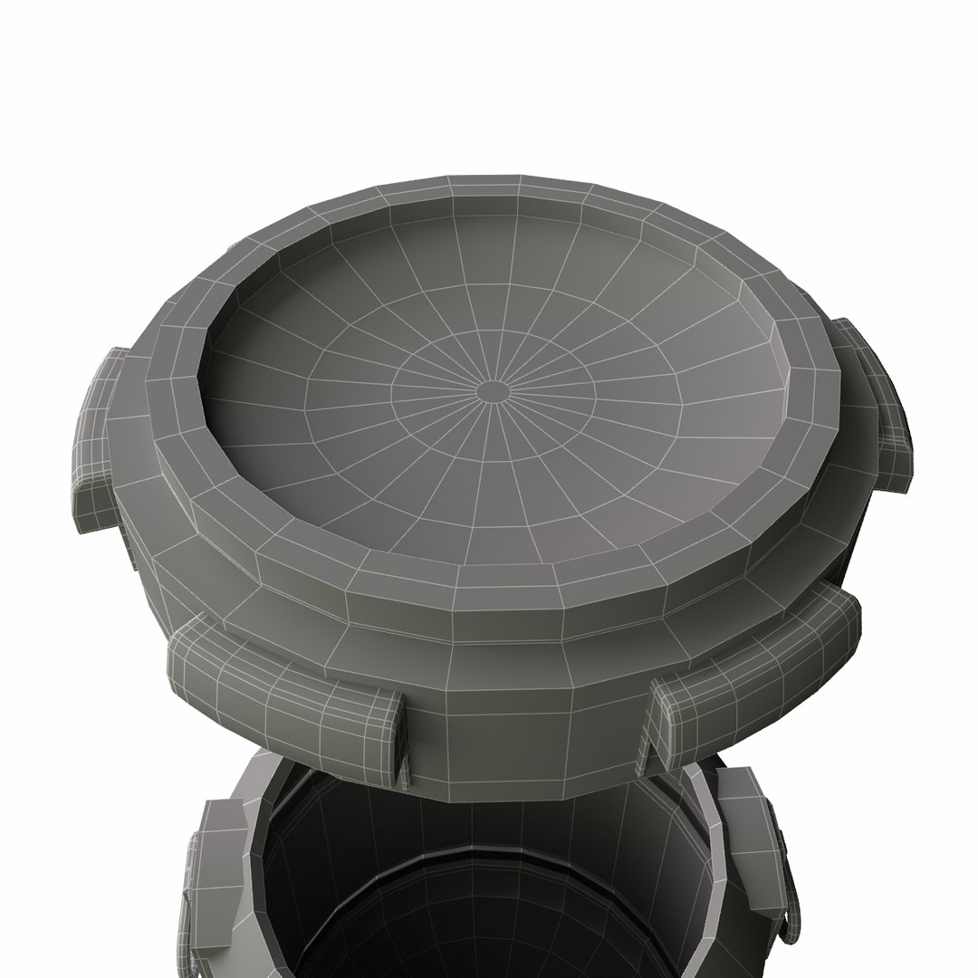 Medical Barrel 3d Model