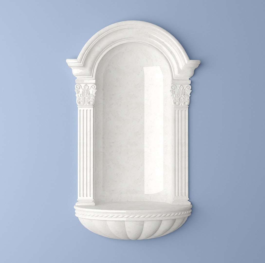3ds Max Wall Niche Classic