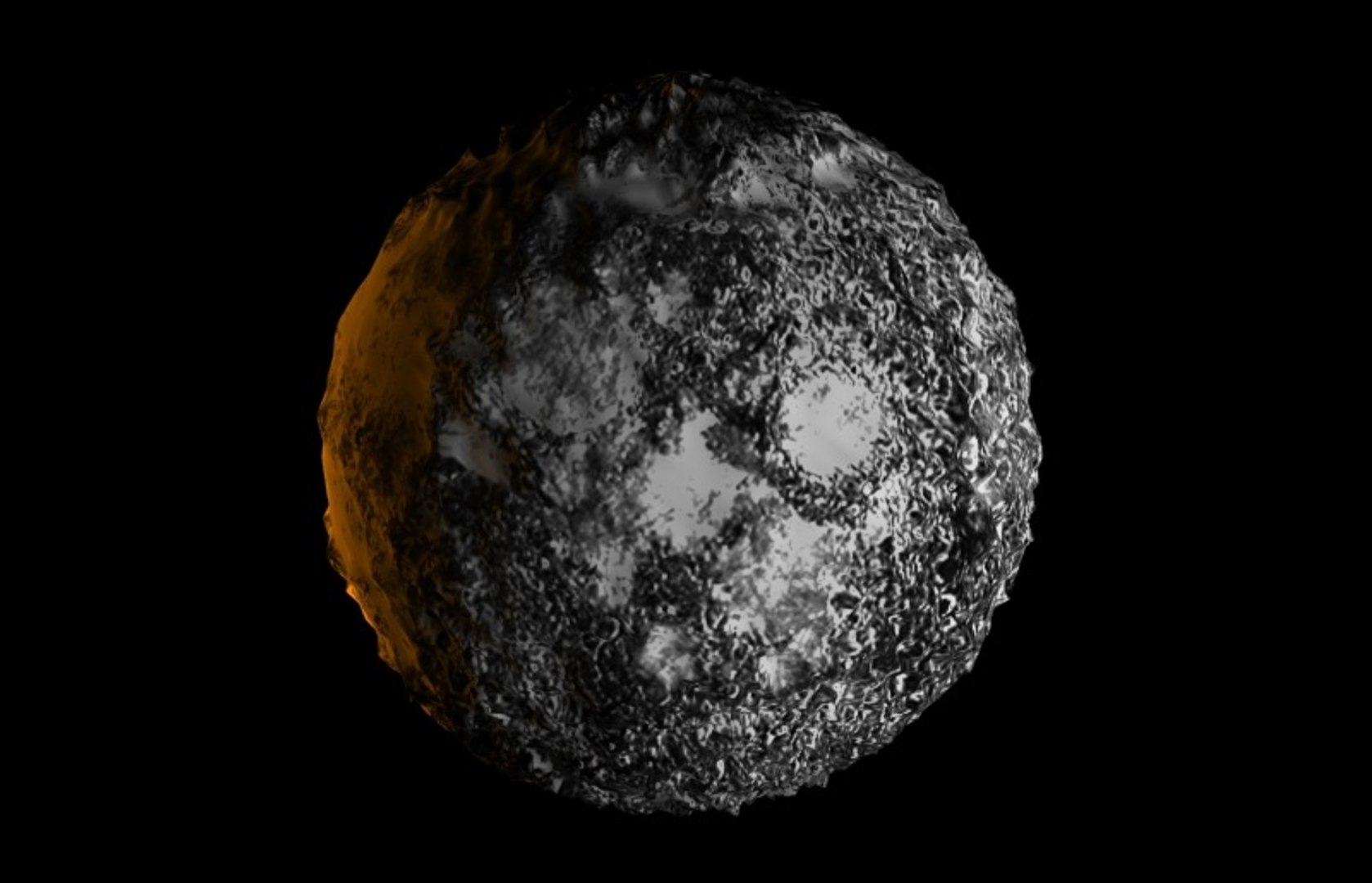 3d moon earth realistic model