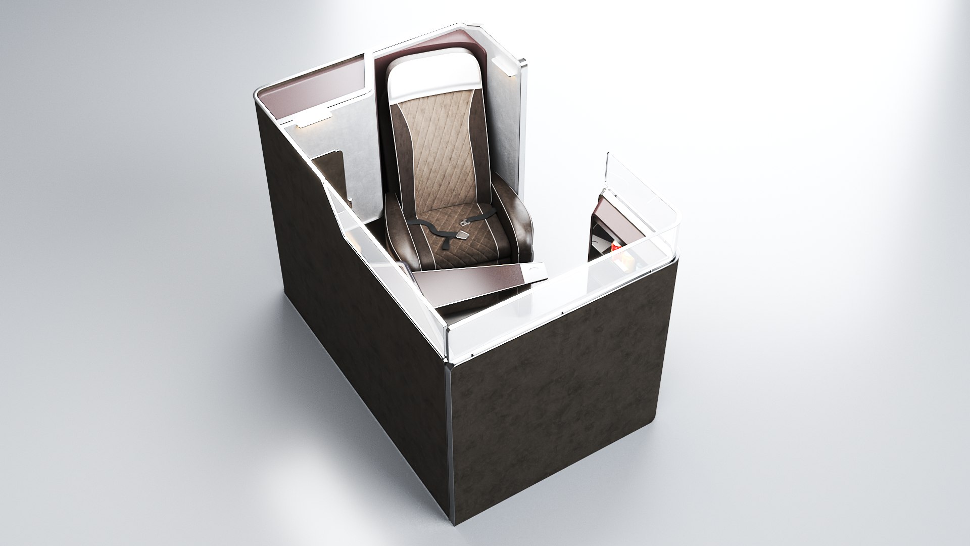 First Class Passenger Seat 3D model - TurboSquid 2165044