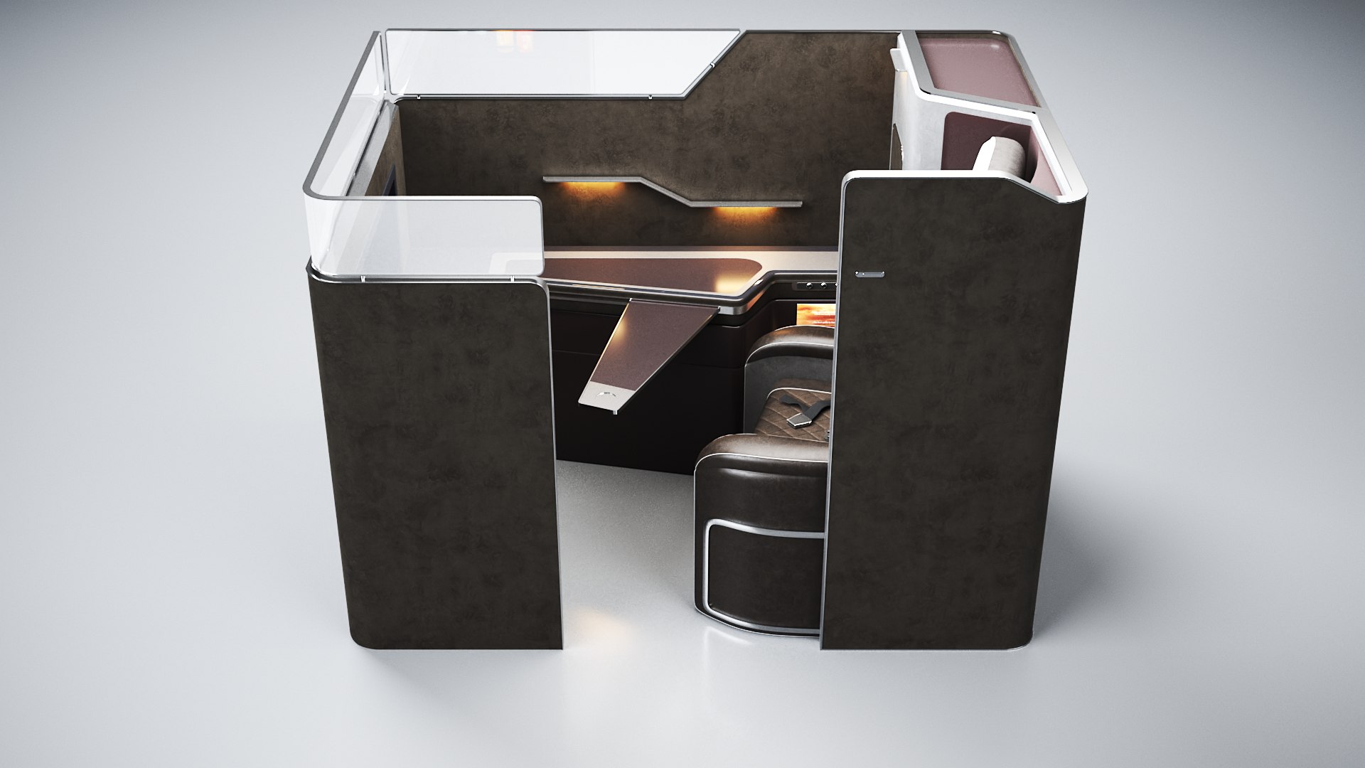 First Class Passenger Seat 3D model - TurboSquid 2165044