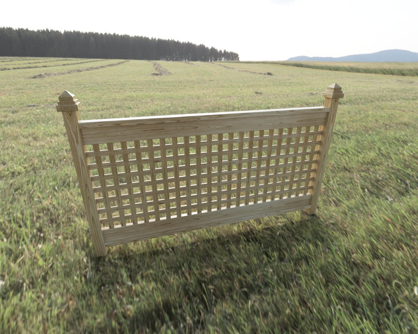 Wooden Fence 3D Model - TurboSquid 2144420