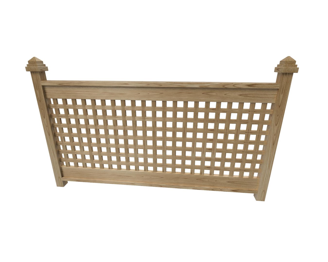 Wooden Fence 3D Model - TurboSquid 2144420