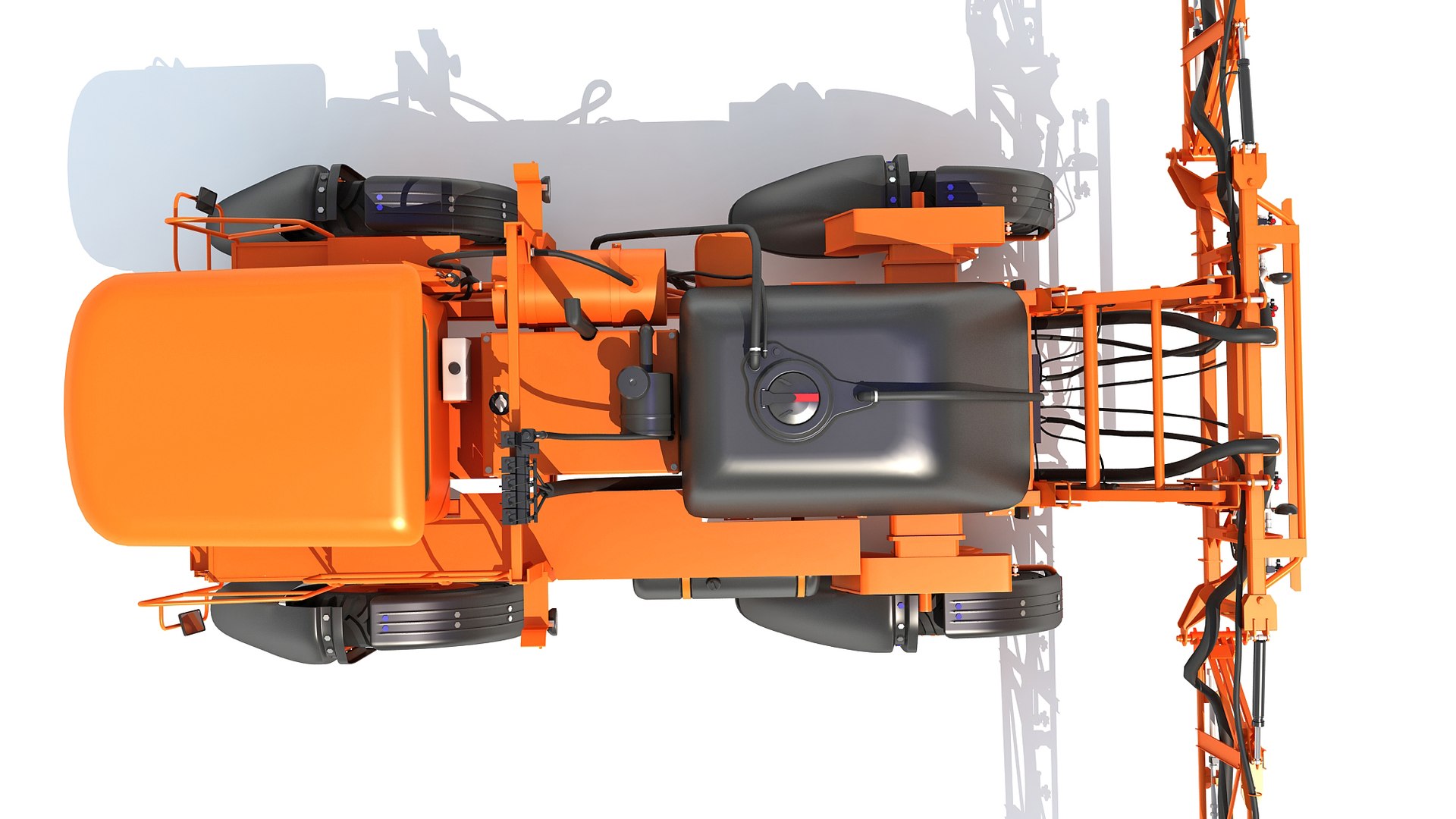 3D Farm Sprayer Model - TurboSquid 1528348