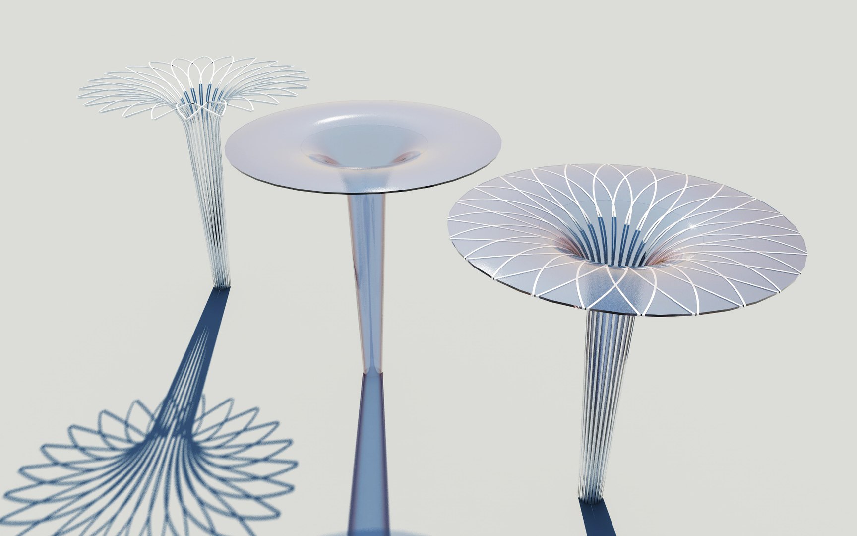 3d model structure glass